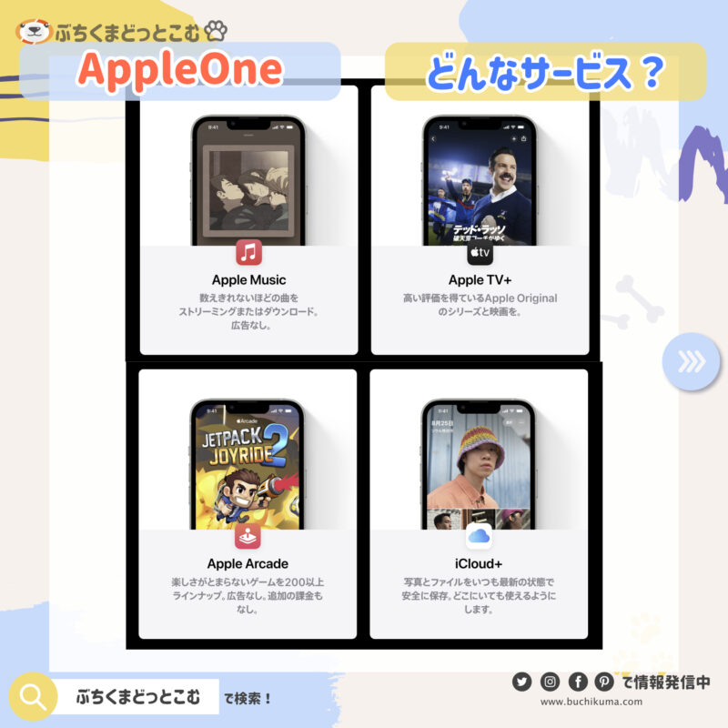 AppleOneファミリープランって本当にお得？ | ぶちくまどっとこむ